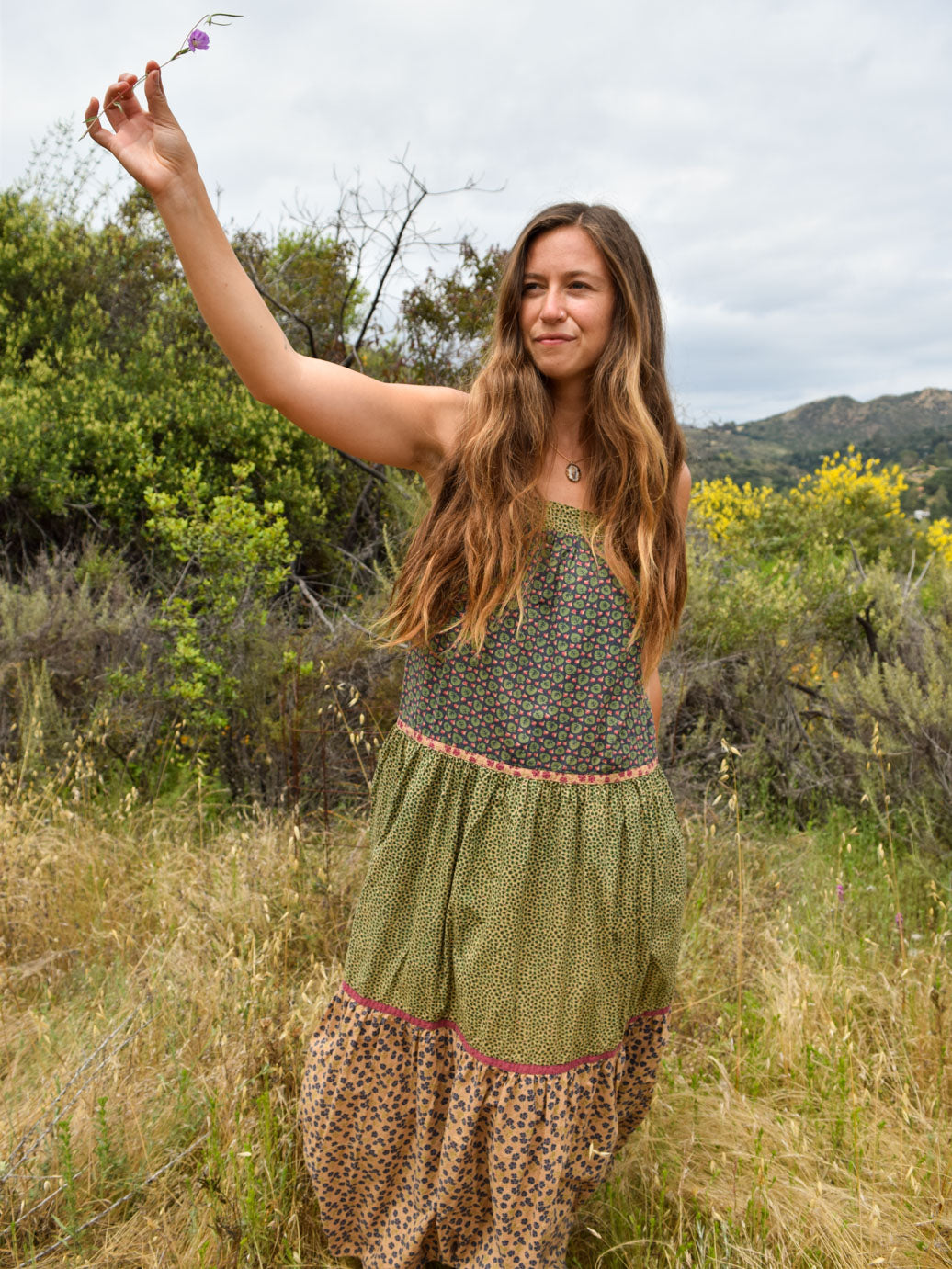 Cutch Multi-patterend Tiered Dress – Rootedbotanics