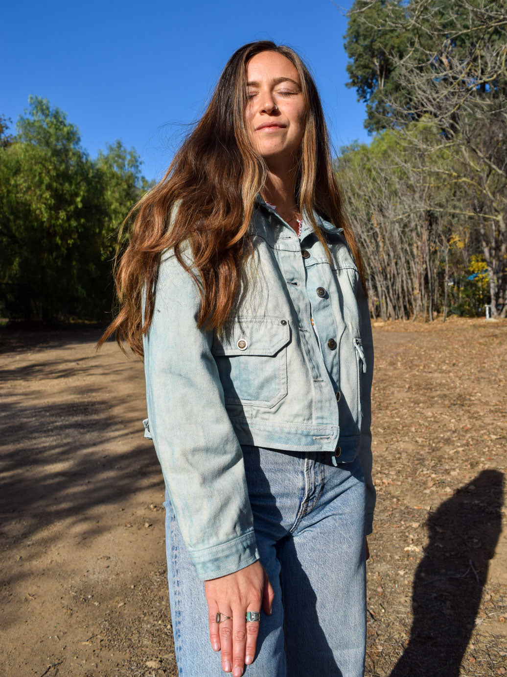 Light Indigo Denim Jacket – Rootedbotanics